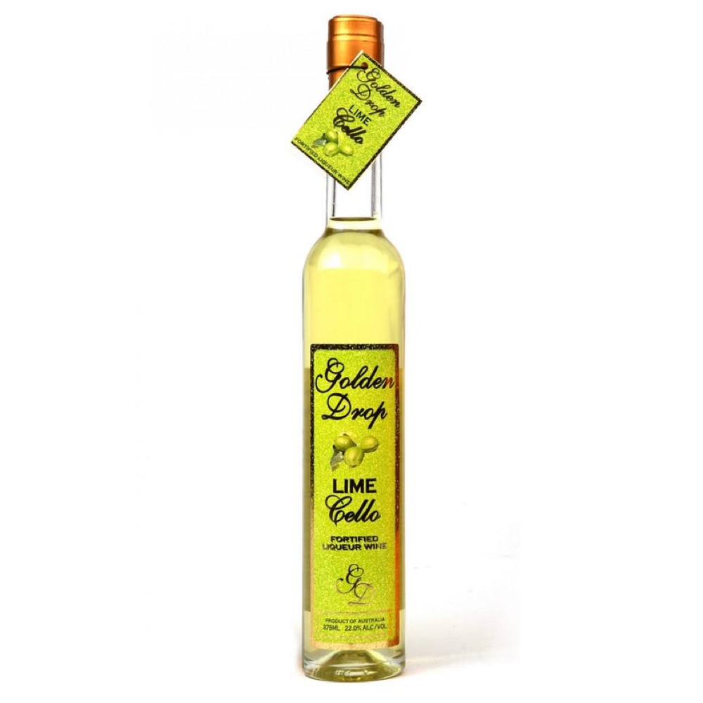 Golden Drop Lime Cello Fortified Wine | Buy Mango Wines Lemon Lime Cello